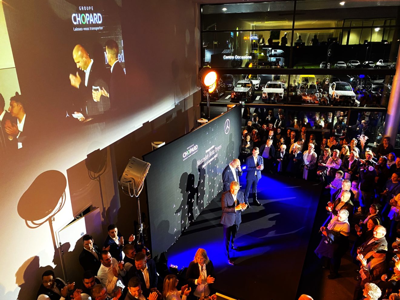 Mercedes-Benz Groupe Chopard et écran géant LED Pixxaro | Pixxaro